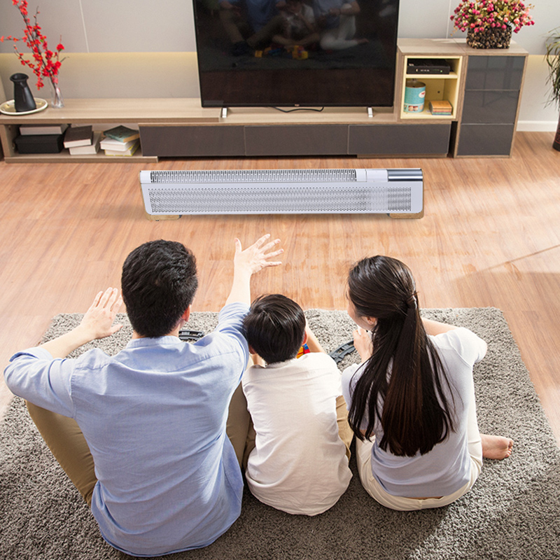 YIKA Ultra-Thin Baseboard Electric Heater 2200W Convection with ...