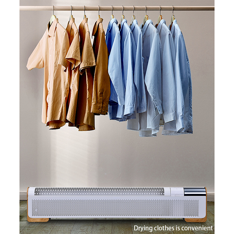 YIKA Ultra-Thin Baseboard Electric Heater 2200W Convection with ...